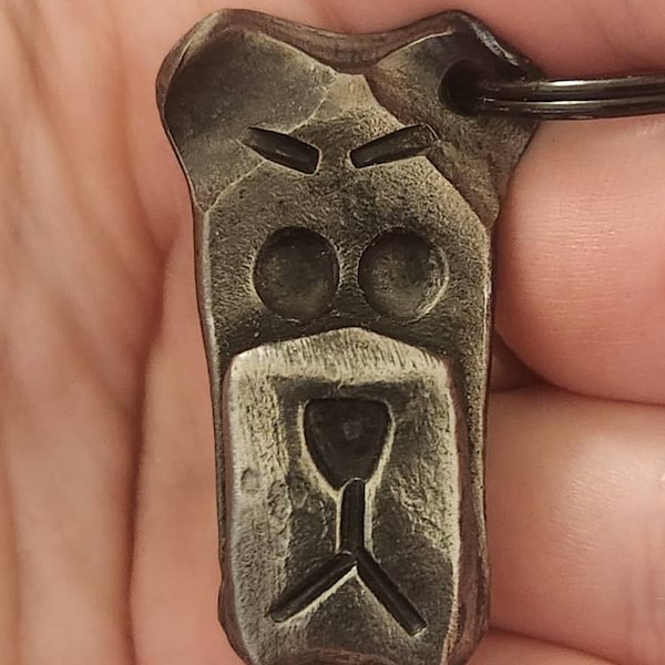 Hand Forged Fish Key Ring Ideal Gift for Fisherpeople and Lovers of the ...