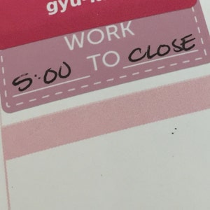 Work Stickers, Shift Work Stickers, Work Planner Stickers WRK003 - Etsy