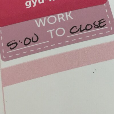 Work Stickers, Shift Work Stickers, Work Planner Stickers WRK003 - Etsy