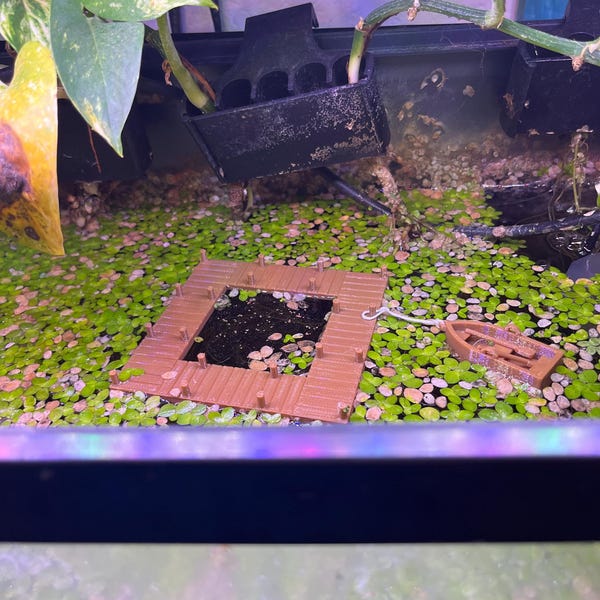 Rowboat Floating Decor | Decorative Aquarium Floater | Water Surface ...