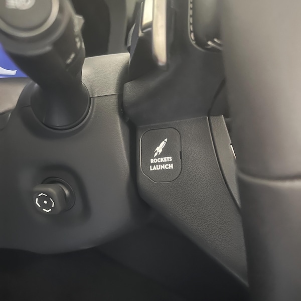 Blank Car Button Decal, Eject Passenger Button Decal, Blank Buttons ...
