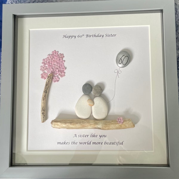 Best Friend Pebble Art Gift ...personalised Birthday Gift for a Special ...