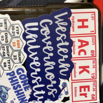 WGU Vinyl Sticker Western Governors University Night Owls - Etsy