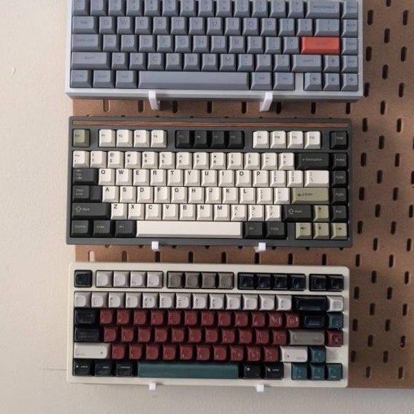 Keyboard Display Hook for IKEA Skadis | Mechanical Keyboard Pegboard ...