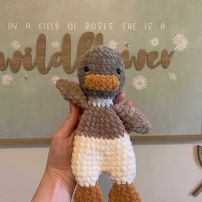 No-sew Milan Mallard Duck Mini Snuggler Crochet PATTERN Duck Amigurumi ...