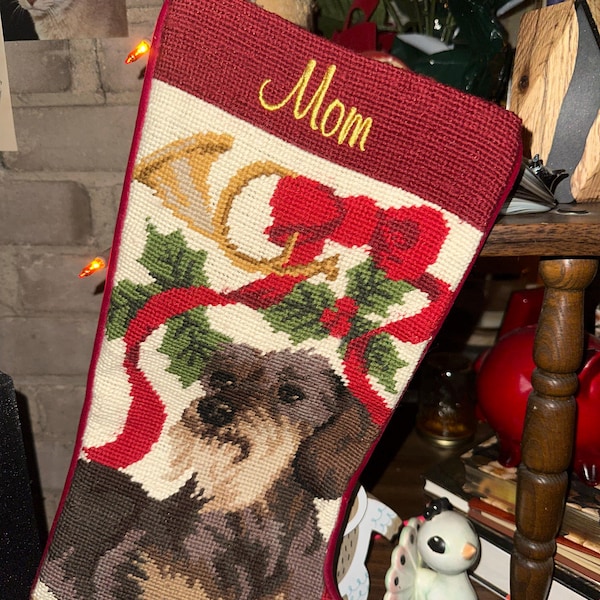 Personalized Needlepoint Christmas Stockings, Monogrammed Family Gifts ...