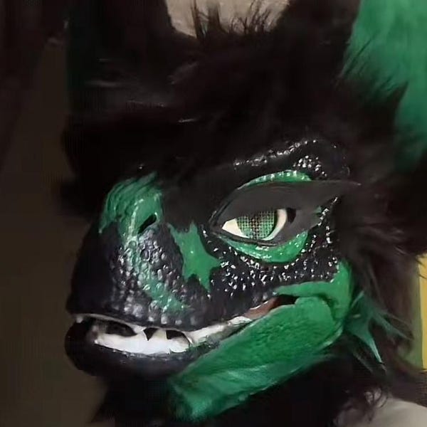 Furry Fursuit Base Wickerbeast Headbase. Crocodile, Dragon and More ...