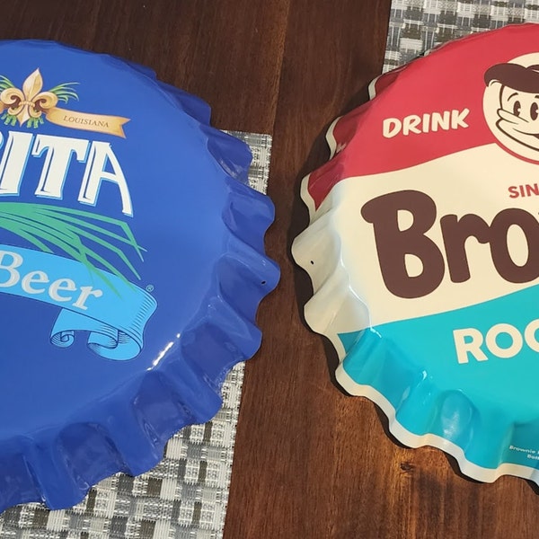 Customizable Bottle Cap Sign - Etsy