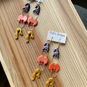 Boho Embossed Unique Cutter Sets 5 Sets Classic Dangle Earring Cutter ...