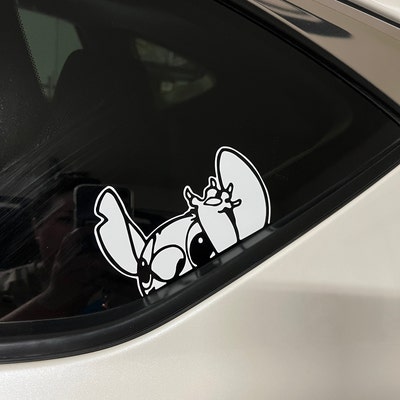 Lilo & Stitch Inspired Stitch Waving Vinyl Decal Car Window, Bumper ...