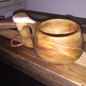 Kuksa with animal picture Moose from Lapland 180 | Etsy