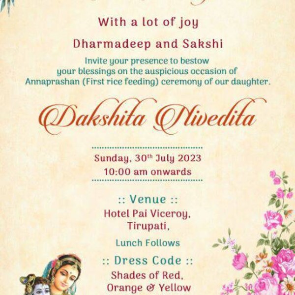 Dholki Digital Invitation Standee Card With Traditional Theme Canva DIY ...