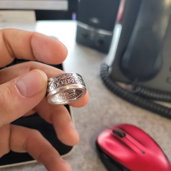 Bigfoot Sasquatch Coin Ring - Etsy