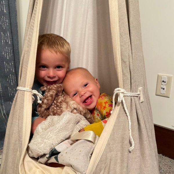 SWING COCOON Light Grey. BEST Birthday Gift. Hanging Chair for Kids ...