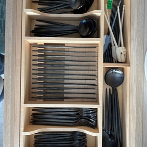 Custom Spice Drawer Insert Made From Solid Maple, Walnut, or White Oak ...