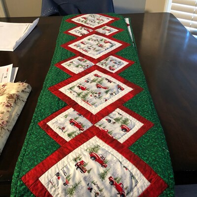 Francis Table Runner PDF PATTERN upgrade to Video Tutorial Available - Etsy