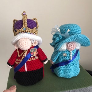 King Charles III Coronation Gnome Crochet Pattern, Charles III and ...