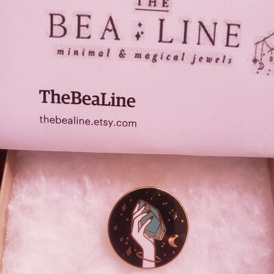 Cosmic Enamel Pin - Etsy