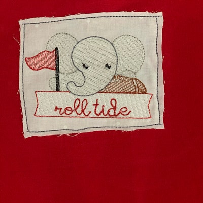 Machine Embroidery Design Applique Mini Raggy Circle Patch and - Etsy