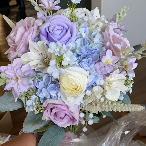 Purple Wisteria Wedding Archway Flower Artificial/ Lavender Hanging ...