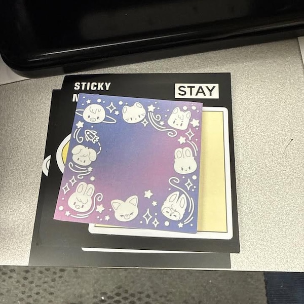 Stray Kids SKZOO Galaxy Notepad Sticky Notes - Etsy