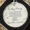 Personalized Memorial Christmas Ornament Custom in Loving Memory ...