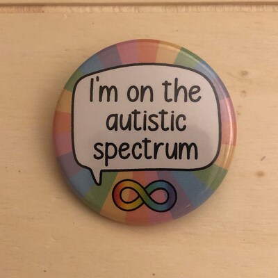 I Have ADHD, Please Be Patient Badge ADHD Pin - Etsy