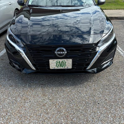 Custom Mirror bronze License Plate, Car Tag, Personalized Car Tag ...