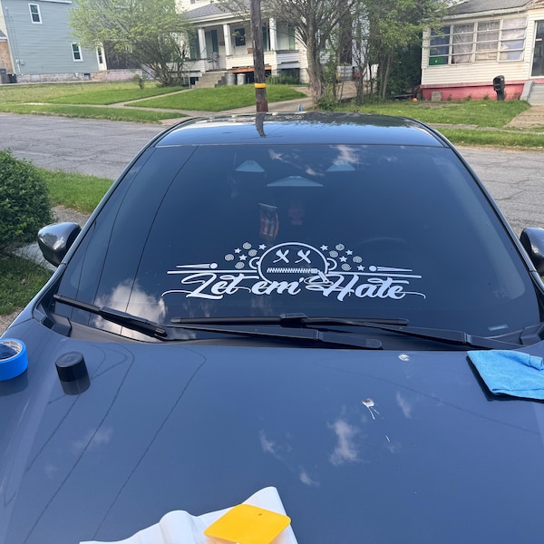 RW-24 JDM Rear Window Car Decal Windshield Sticker Banner Rocker Side ...