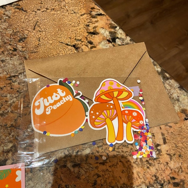 STICKER Just Peachy Peach | Die-cut Stickers MacBook Pro, Skateboard ...