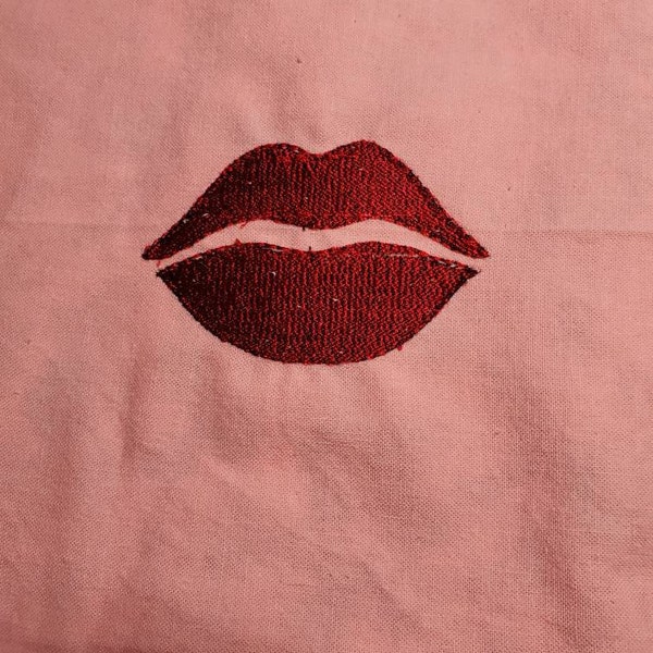 Lips, Kiss, Love, Valentines Embroidery Design File Instant Download - Etsy