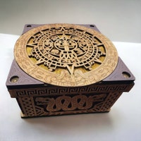 Aztec Box Laser Cut Digital Design Files Instant Download - Etsy Canada