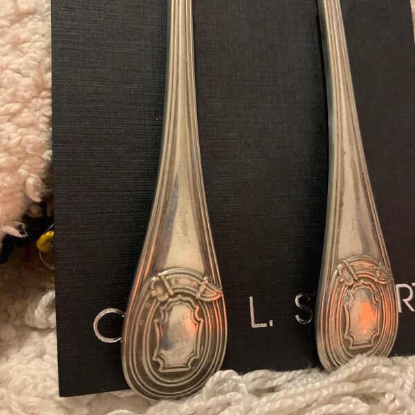 SPOON EARRINGS Spoon Jewelry Silverware Jewelry Boho Earrings Spoonjewelry. Cecile Stewart No ...