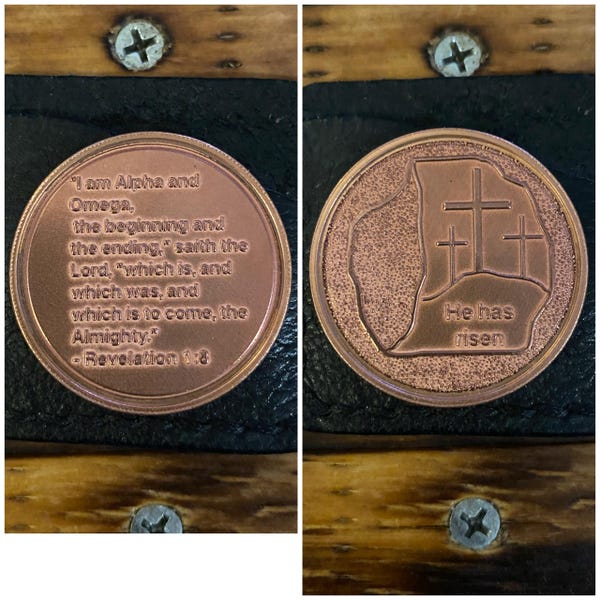 Custom Engraved Copper Challenge Coin - Etsy