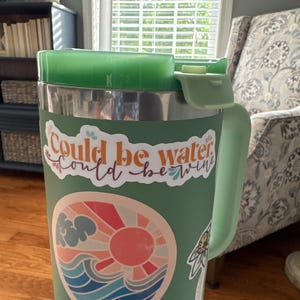 Funny Saline Flush Vinyl Sticker. Stocking Stuffer. Gift for Nurse ...