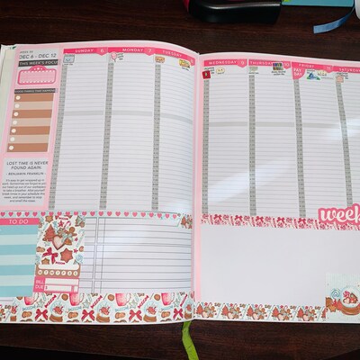 DECEMBER Planner Monthly Kit, Happy Planner December Planner Stickers ...