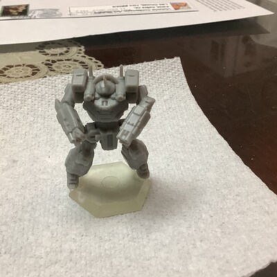 Battletech Miniatures Museum Scale Mechs MWO Style 3D Printed on Demand ...