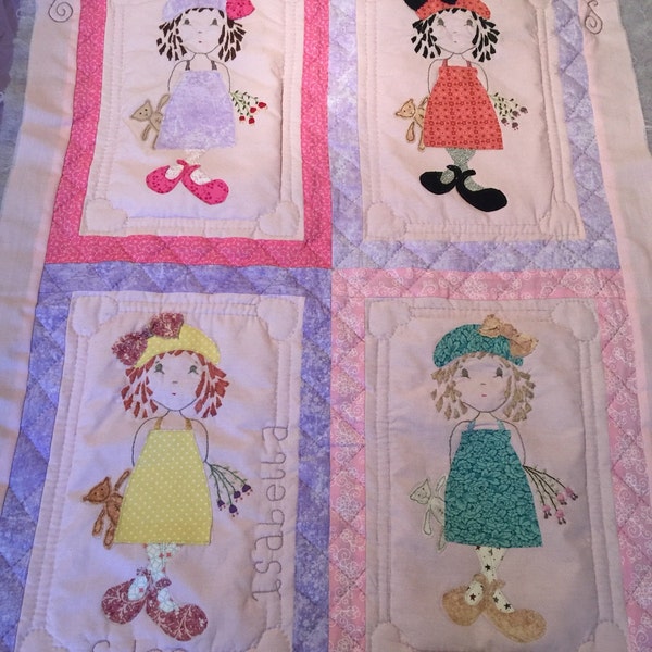 Mini Quilt Pattern - 'A Pocketful of Posies', PDF Sewing Pattern - Etsy