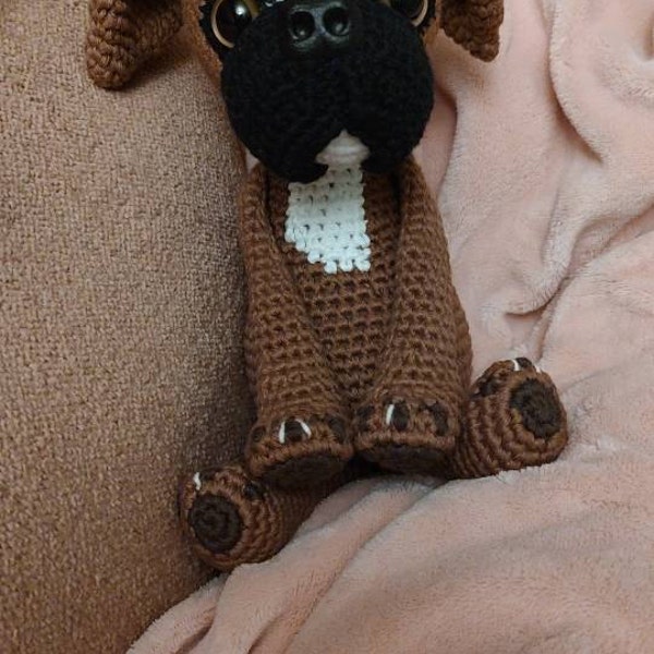 Boxer Crochet Pattern, Crochet Boxer, Boxer, Crochet Pattern, Amigurumi ...