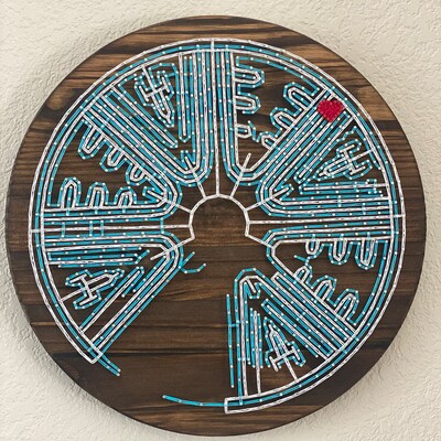 Made to Order Hibiscus Flower String Art Hawaii Floral - Etsy