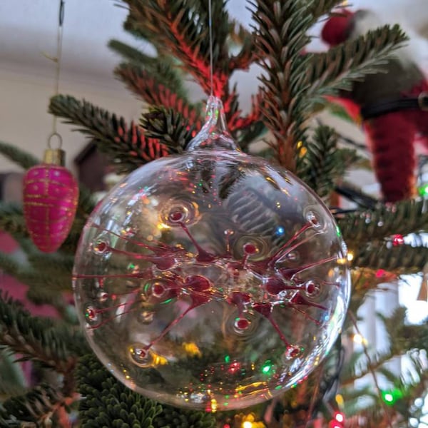 Handcrafted Vibrant Glass Spring Garden Flower Plate - Unique Fused ...