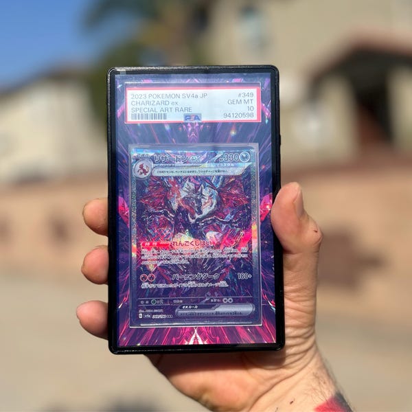 Perrin and Hisuian Growlithe Custom Pokemon Card Frame - Etsy