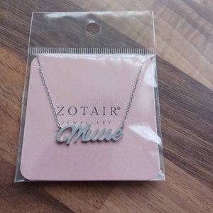 Roxy Name Necklace Stainless Steel in Colour Gold - Etsy