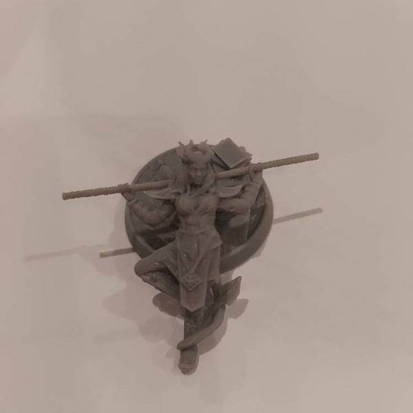 Werewolf Bust Miniature for Dnd, DSA, Pathfinder Figure With Base White ...