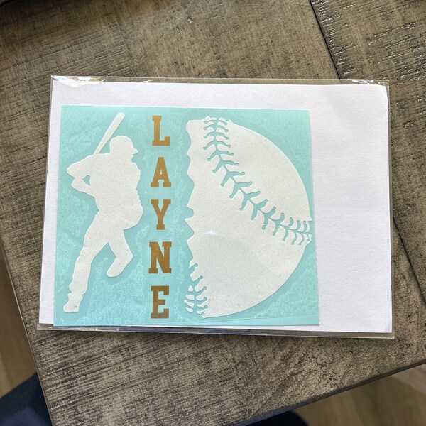Personalized Baseball Team Vinyl Decal Sticker. - Etsy