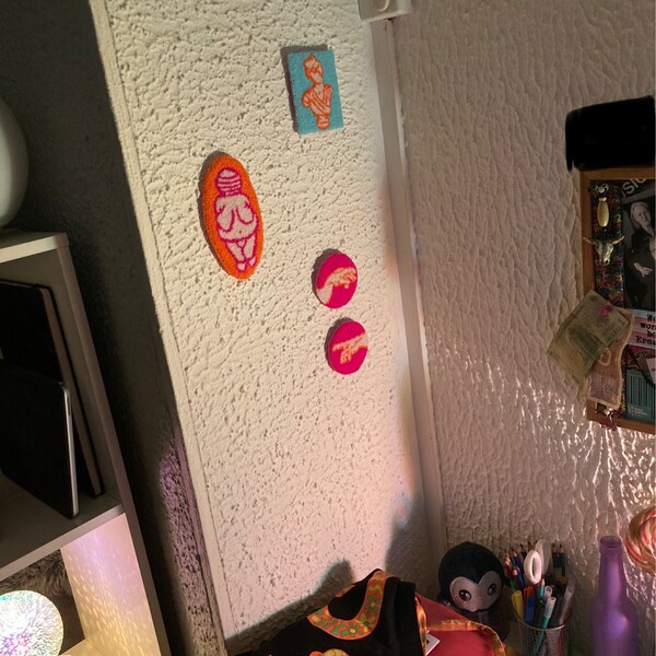 Venus De Milo Punch Needle Handmade Wall Hanging, Tufted Wall Decor ...