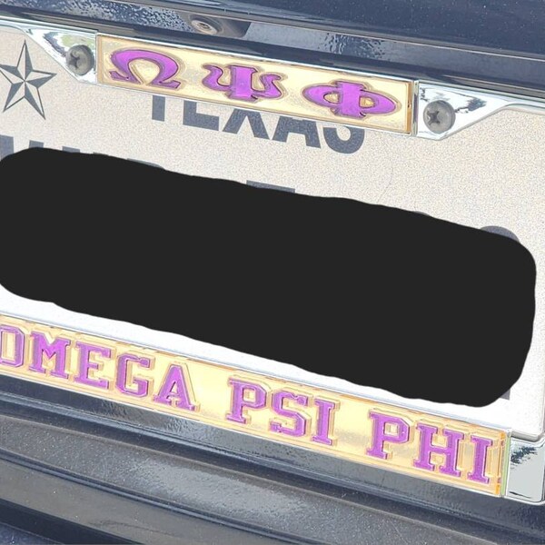 Delta Sigma Theta- DST License Plate Red Background Mirror Letters ...