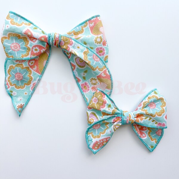 Hair Bow Pattern, 2 Sizes PDF Baby Bow Pattern, DIY Hair Bow, Fable Bow ...