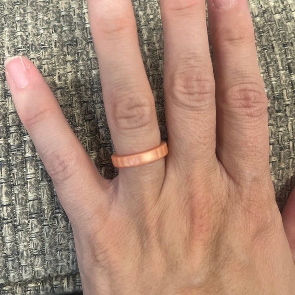 Men and Women Two Tone Silicone Ring, Reversible Silicone Ring, Wedding ...