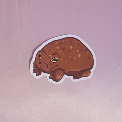 Country Toad Vinyl Sticker - Etsy